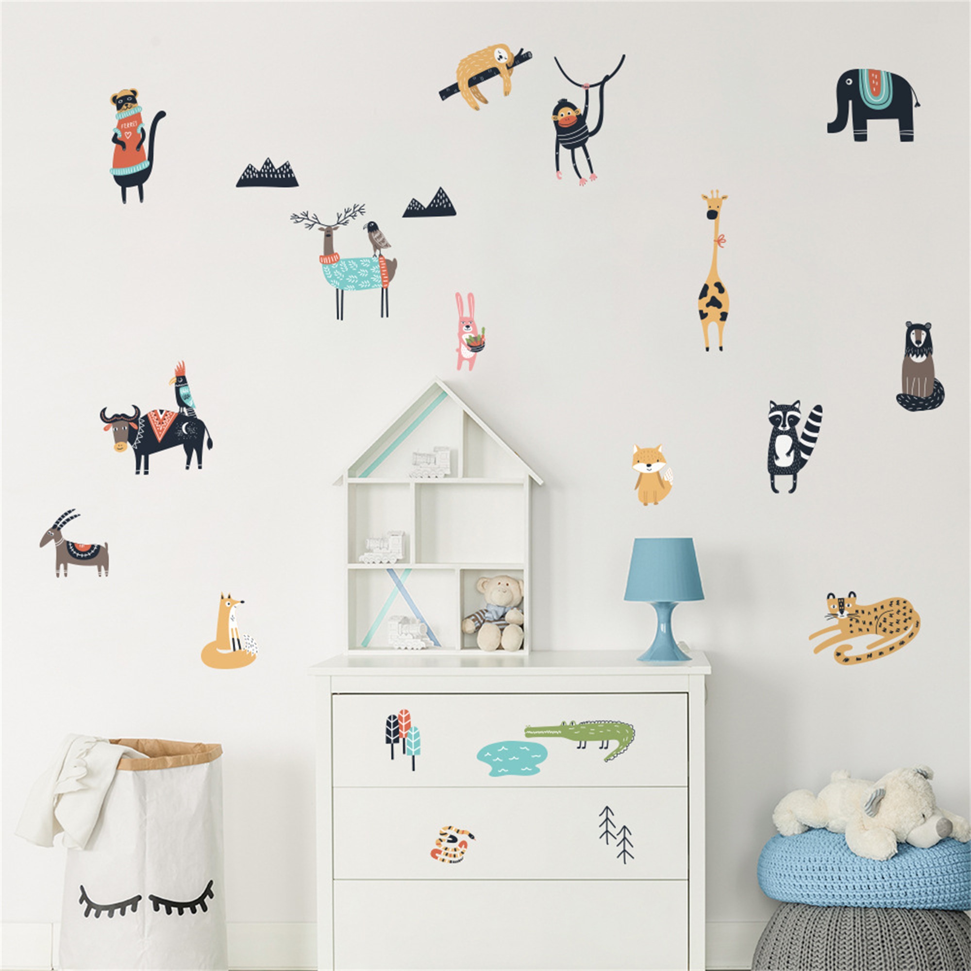 Nordic Animal Wall Stickers | MoshiMoshi UK