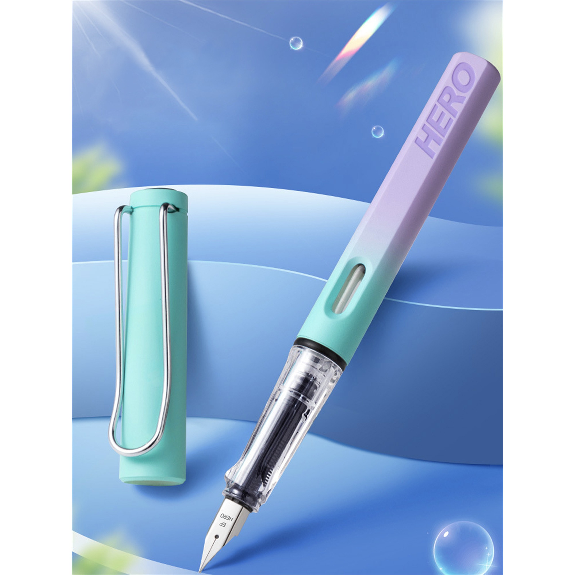 Hero Ombre Fountain Pen - Jive Jade | MoshiMoshi UK