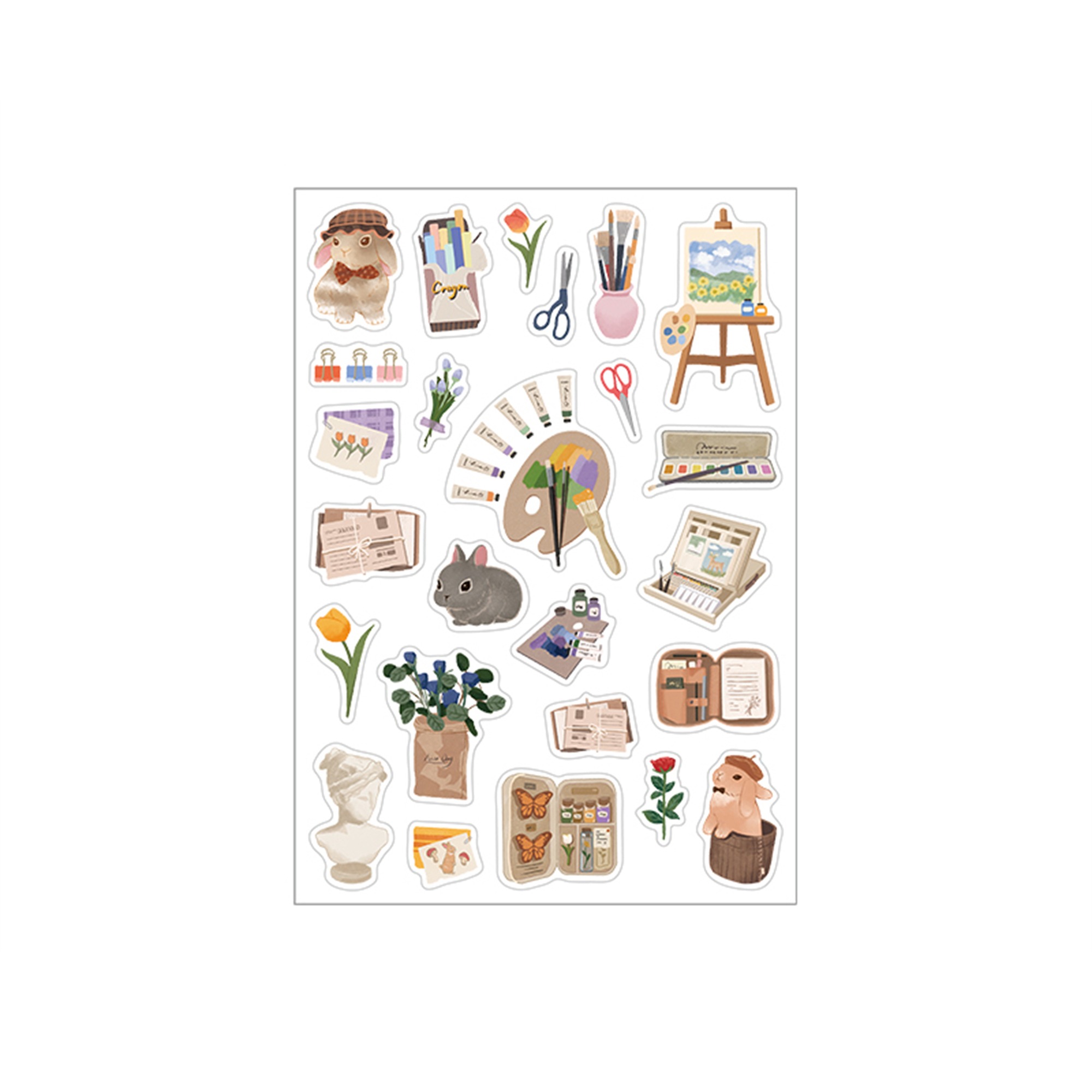 Forest Theme Sticker Sheet - Studio | MoshiMoshi UK