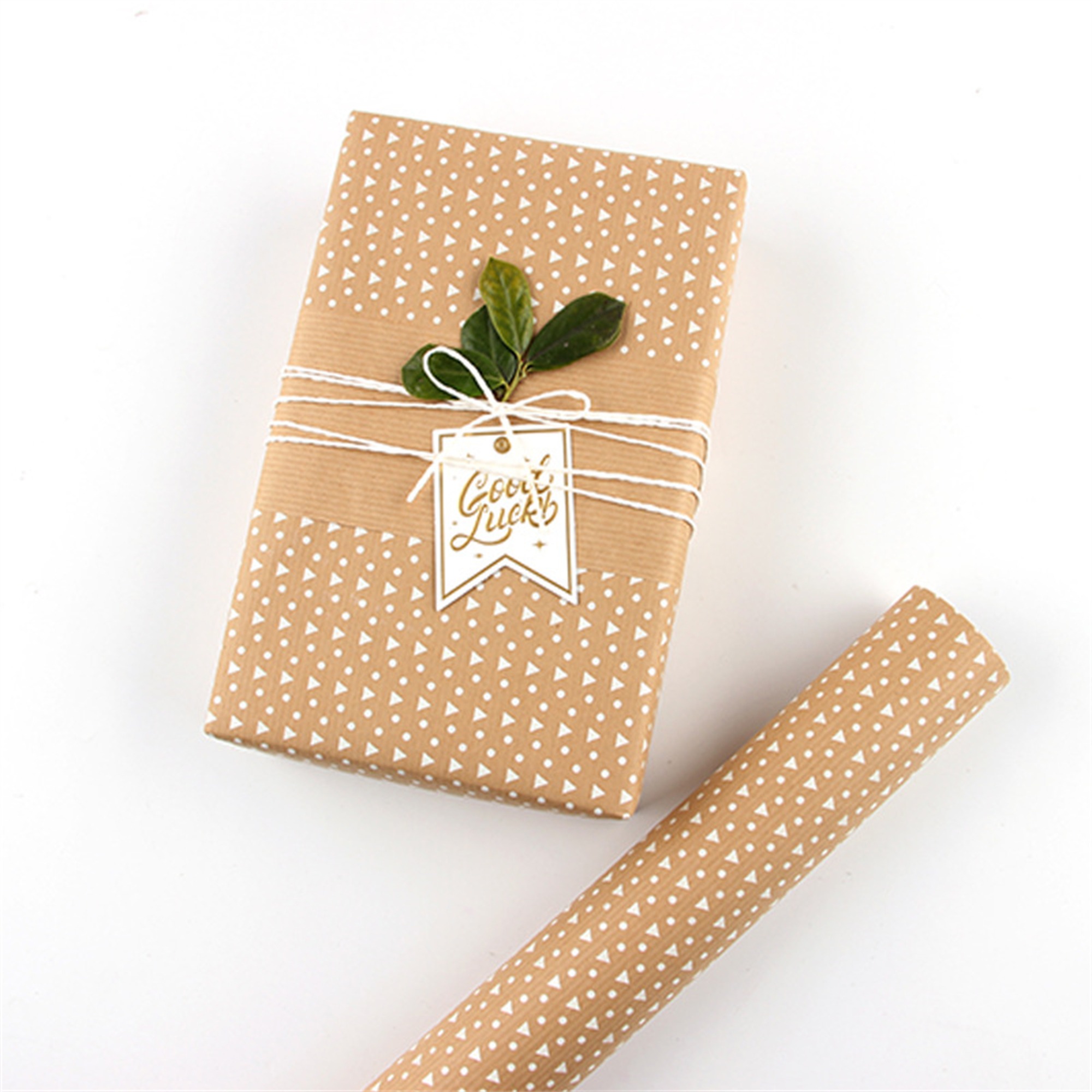 Kraft Wrapping Paper Selection - Triangle | MoshiMoshi UK