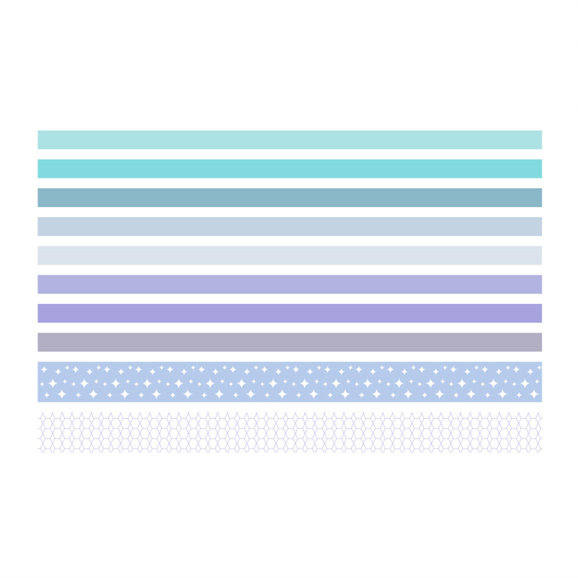 Washi Tape Colour Set 10 Pack - Windsurfer | MoshiMoshi UK